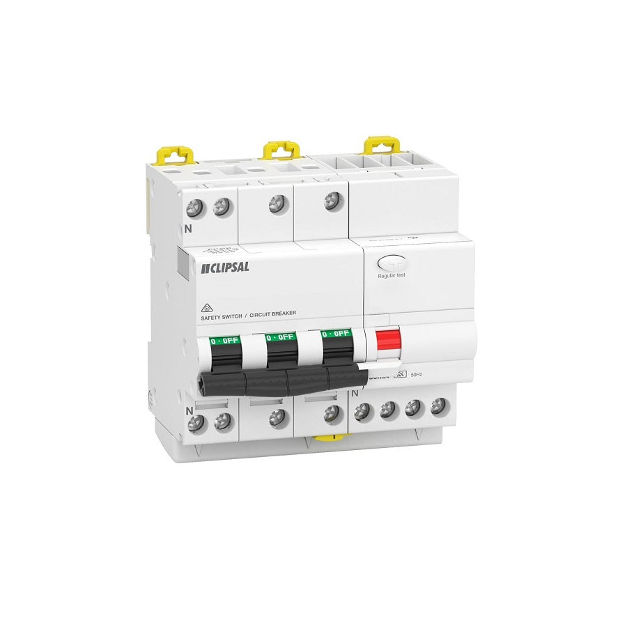 CLIPSAL 4 Pole RCD RCBO 6kA – The Electrical Guys
