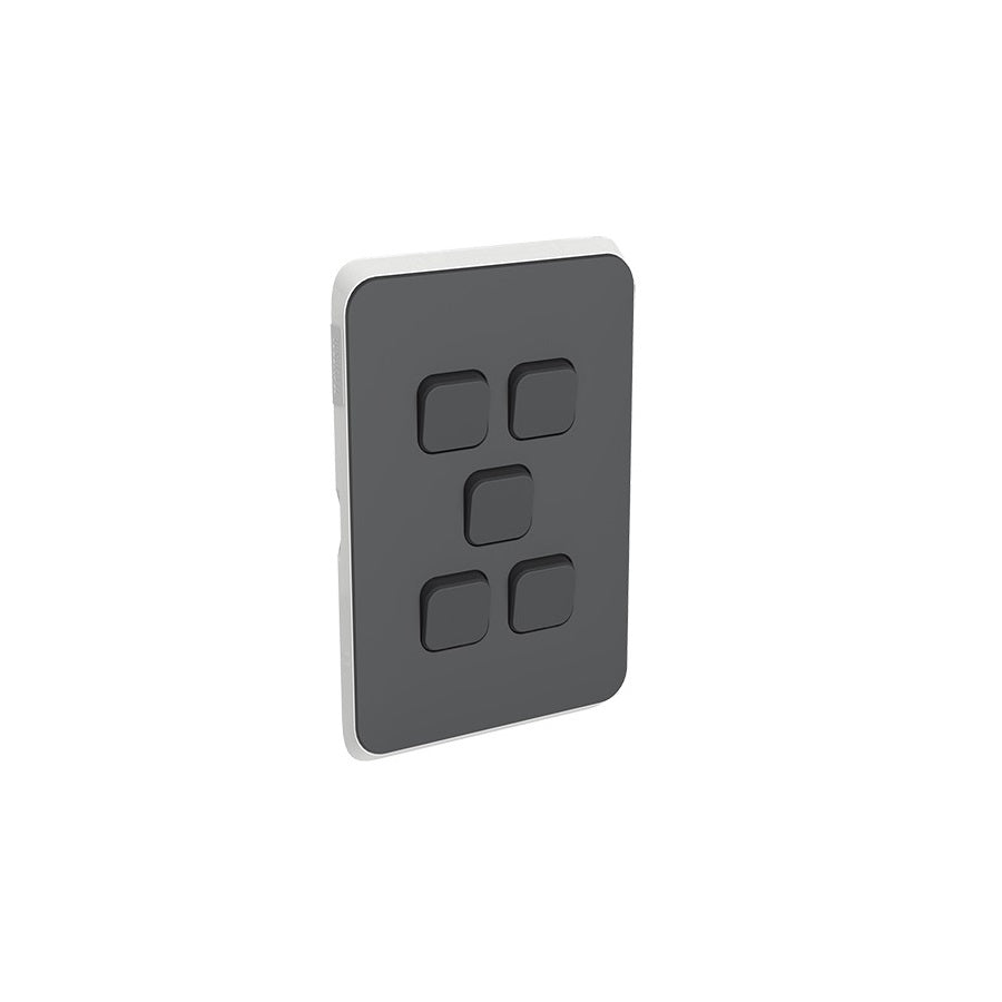 CLIPSAL Iconic Switch Series Anthracite Skin Only – The Electrical Guys